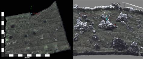 Digital Terrain DTM And Surface DSM Models Of The Hollin Hill