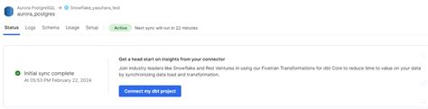 Fivetran で Aurora Postgresql のデータを Snowflake に同期してみた Fivetran
