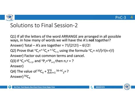 permutations and combinations iit jee olympiad lecture 3 pdf