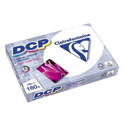 Ramette De 250 Feuilles A4 CLAIREFONTAINE DCP 160g Blanc Chez
