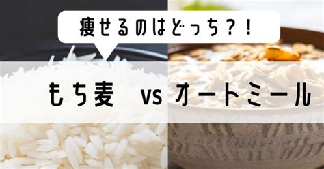 【比較】もち麦とオートミールはどっちが痩せる？ ていとうなび