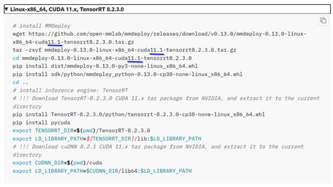 Docs Mismatch In The Cuda Version In Release 013 · Issue 1839