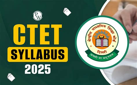 Ctet Syllabus 2025 Subject Wise Detailed Ctet Paper 1 And Paper 2 Syllabus
