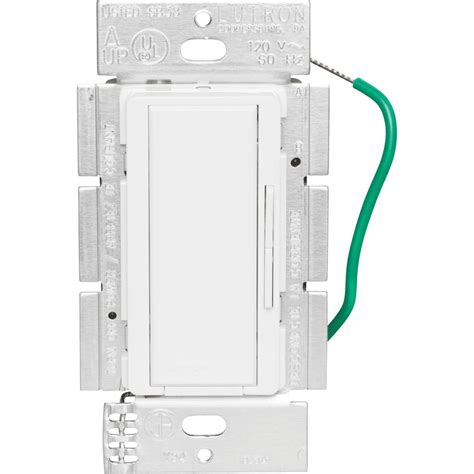 Lutron Ma R Wh Maestro Companion Dimmer For Multi Location Use 120v Gloss Finish In White