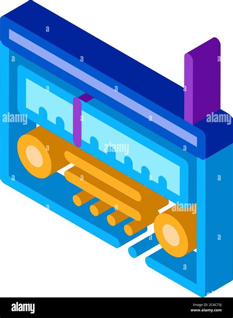 Radio Gadget Isometric Icon Vector Illustration Stock Vector Image