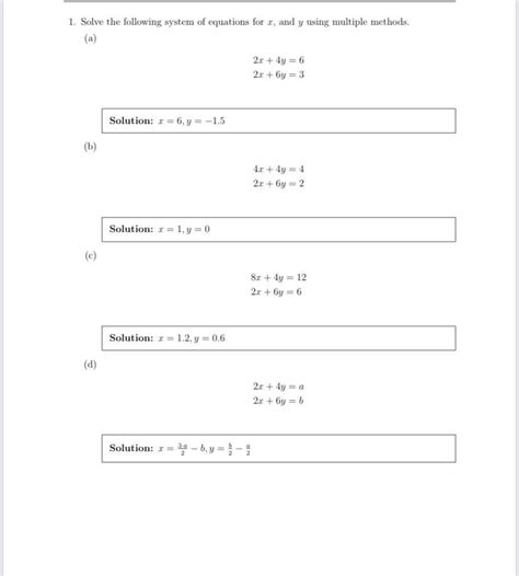Solved Solve The Following System Of Equations For R And Chegg Com