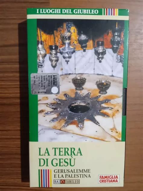 VHS LA TERRA Di Gesù Gerusalemme Palestina Luoghi Giubileo Famiglia