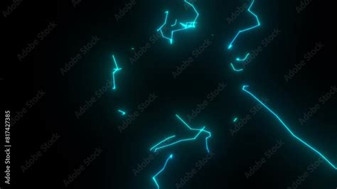 Electric Lightning Spark Loop Effect Animation Stock Video Adobe Stock