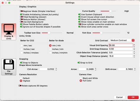 Laser Set Tool With Absolute Coordinates LightBurn Software Questions