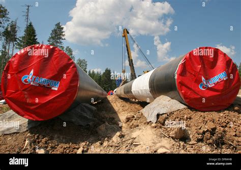 Construction Of Russian German Project North European Gas Pipeline In