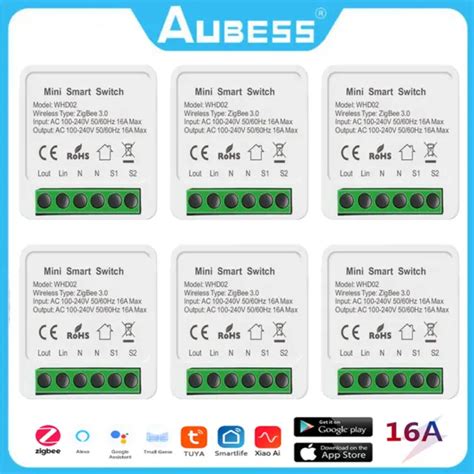 Interruttore Luce Intelligente Zigbee Modulo 16a Telecomando