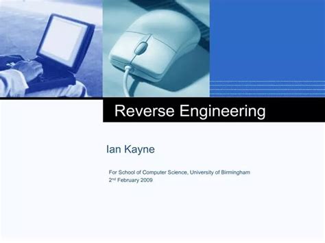 PPT Reverse Engineering PowerPoint Presentation Free Download ID 174285
