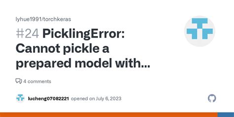 PicklingError Cannot Pickle A Prepared Model With Automatic Mixed