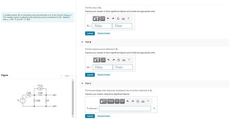 Solved Find The Value Of Ro Express Your Answer To Three Chegg Com