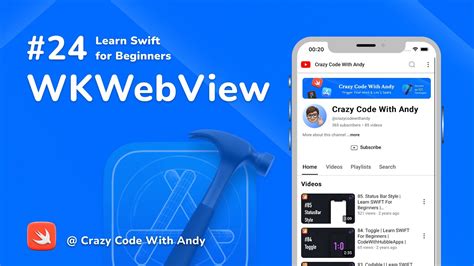 24 Wkwebview In Swift Learn Swift For Beginners Youtube