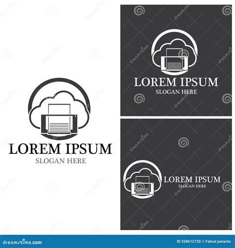 Document Logo Vector Template Illustration Stock Illustration
