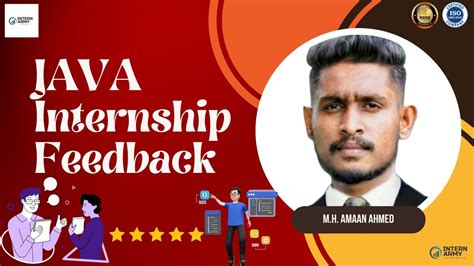 Java Internship Journey Honest Feedback And Lessons Learned Feedback Feedback Icloudrix