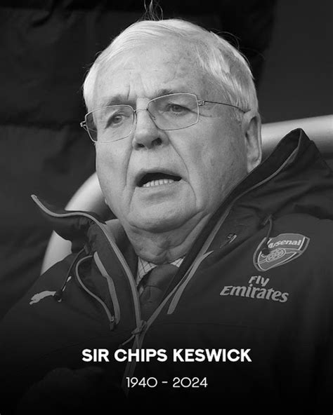 ⚡Бывший председатель правления «Арсенала сэр Чипс Кесвик умер в возрасте 84 лет ВКонтакте