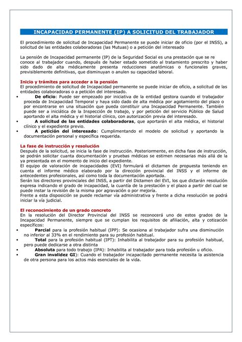 Modelo De Solicitud De Incapacidad Permanente Image To U