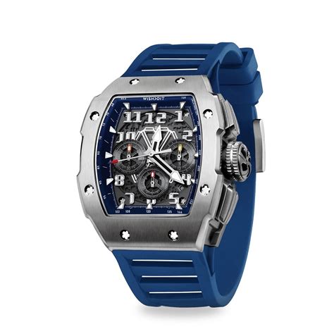 Racing Gt Chrono Silvery Watch Blue Strap Wishdoit Việt Nam