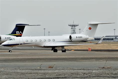 南山公務 Gulfstream G500g550 G V B 8260 羽田空港 航空フォト By Junさん 撮影2013年02月17日