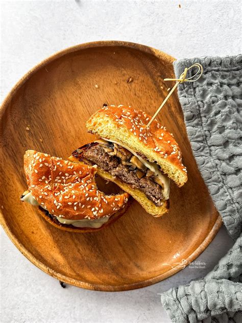 The Best Mushroom Swiss Burger