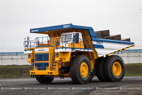 Belaz Presented New Electric Powered Quarry Dump Trucks