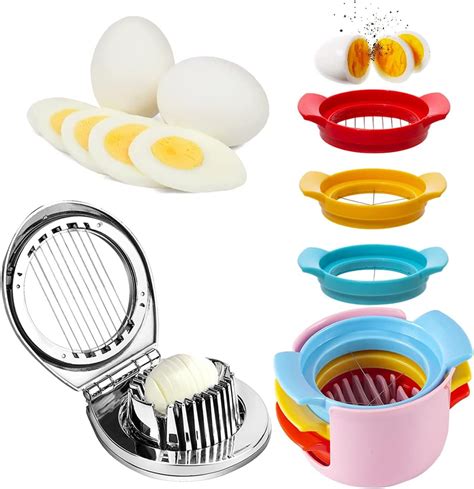 2 Pack Multifunction Egg Slicer2 In 1 Stainless Steel Egg Cutter