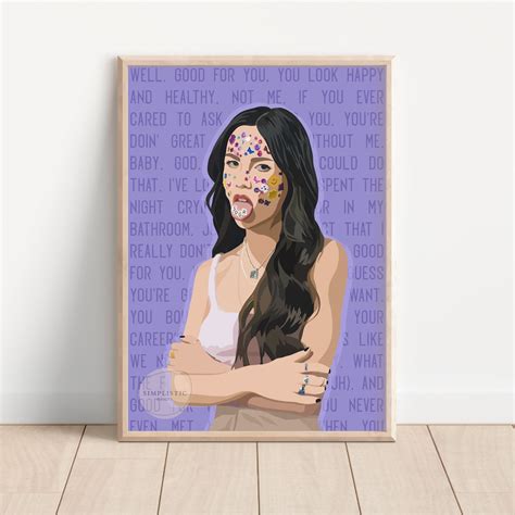 Olivia Rodrigo Sour Poster Etsy