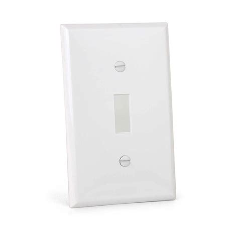 Placa Simple Nylon Para Interruptor Leviton Levitón Promart