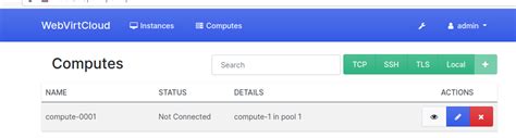 by creating computes the status says not connected · issue 504
