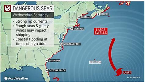 Latest On Larry Impacts From Hurricane Will Be Far Reachin