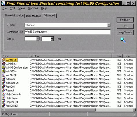 Finding All Shortcuts To A File