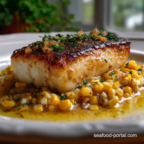 Seared Halibut With Creamy Sweet Corn Easy Dinner Tonight …
