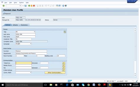 SAP Security Features