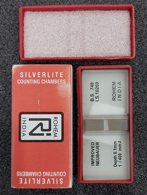 Rohem Improved Neubauer Counting Chamber Silverlite 47 Off