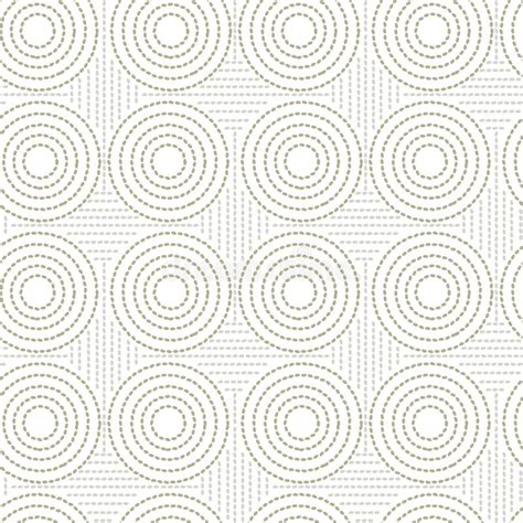 Abstract Seeds Geometric Seamless Pattern Stock Vector Illustration