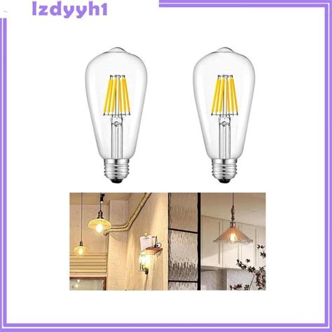 [joydiy] หลอดไฟ Filament หลอดไฟ Led 6w เปลี่ยนหลอดไฟมัลติฟังก์ชั่น