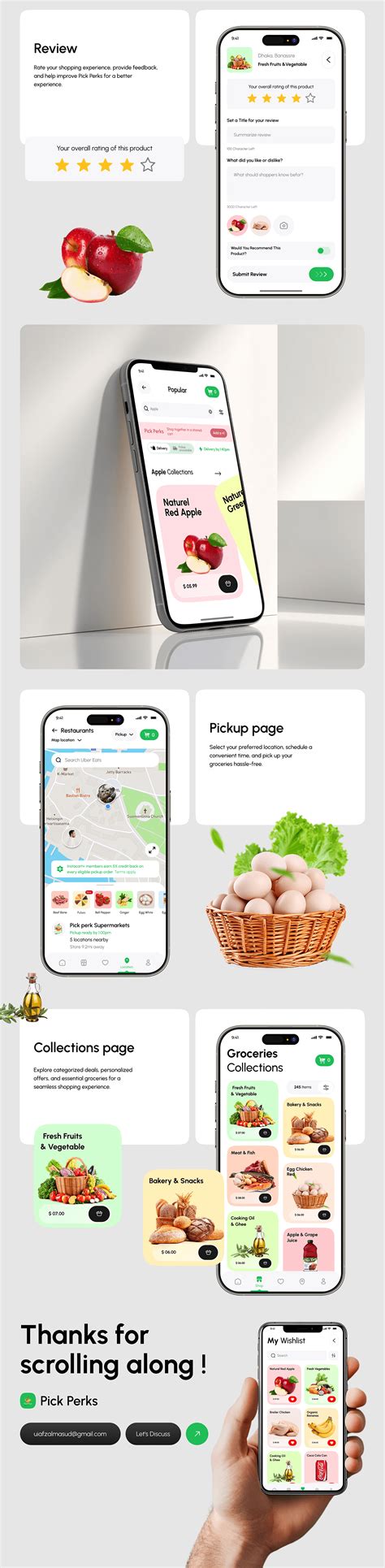 Grocery App Design Ui Ux Behance