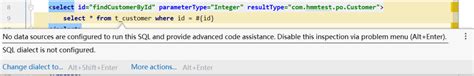 Idea关于sql语句警告no Data Sources Are Configured To Run This Sql和sql