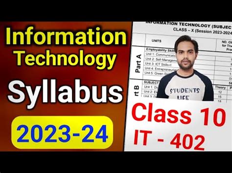 information technology syllabus class 10 cbse 2023-24 | IT 402 Syllabus ...