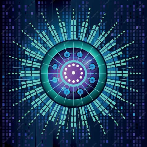 Binary Code Pattern Digital Technology Background Abstract Matrix Programming Computer Code