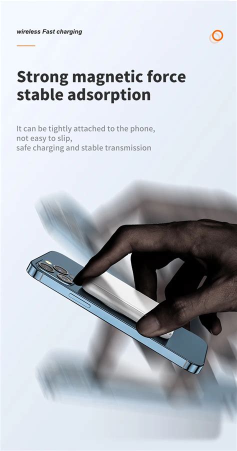 Mah Magnetic Wireless Slim Power Bank Mah Powerbank Buy Magnetic Power Bank