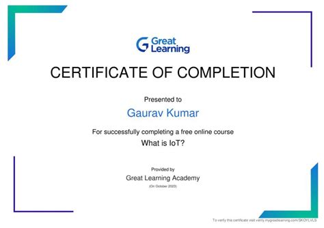 gaurav kumar on linkedin iotcertification internetofthings