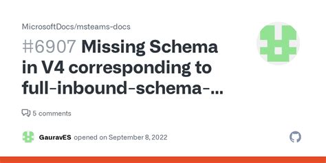 missing schema in v4 corresponding to full inbound schema example