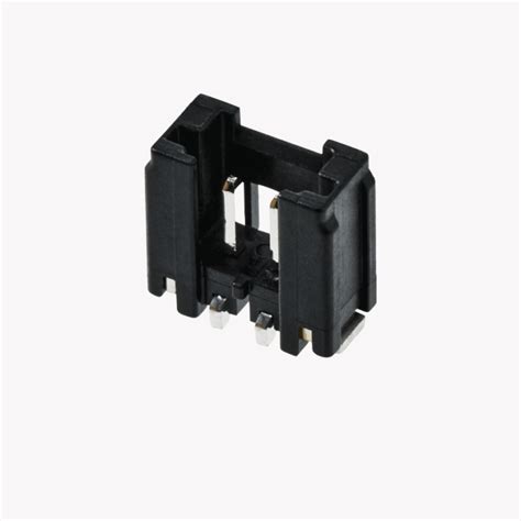 015 2pin Male Connector Vertical Black SMT Type UJU ELECTRONICS