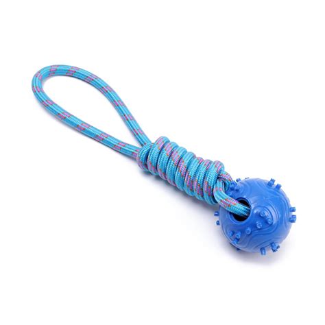 PELOTA CON SOGA PARA PERRO Petegou