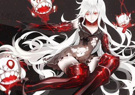 Hd Wallpaper Anime Girls Aircraft Carrier Hime Kantai Collection