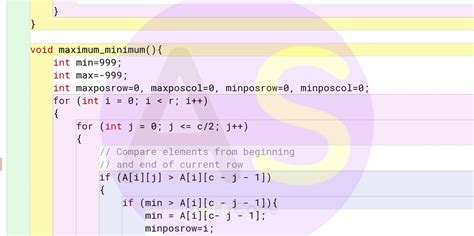 Write A Program To Declare A Matrix A Of Order M X N Where M Is The
