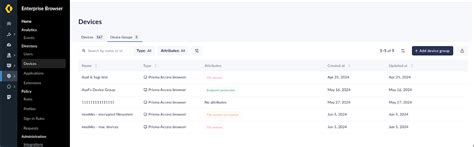 Manage Prisma Access Browser Devices